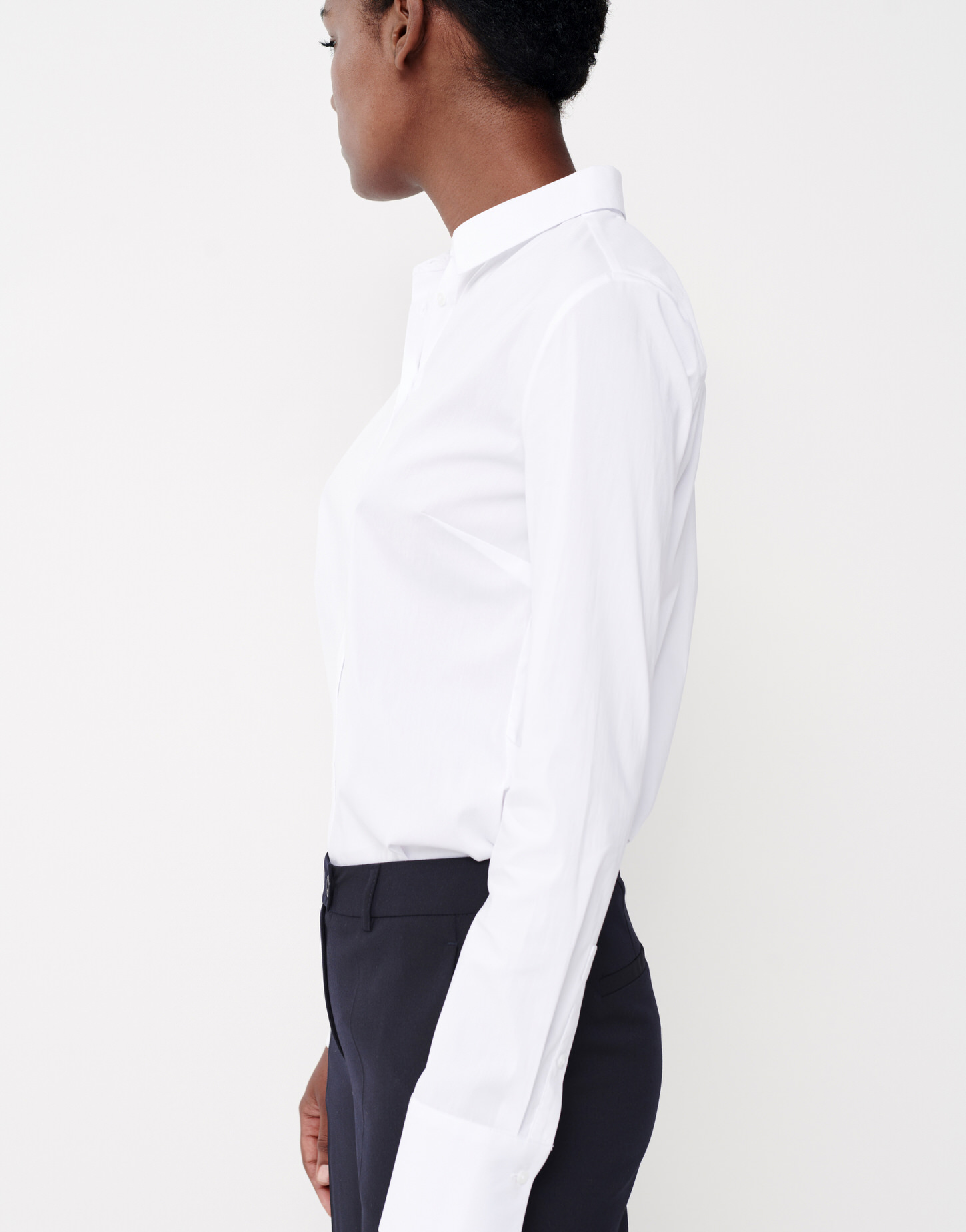 Langarmbluse Zari weiß online bestellen | someday Online Shop