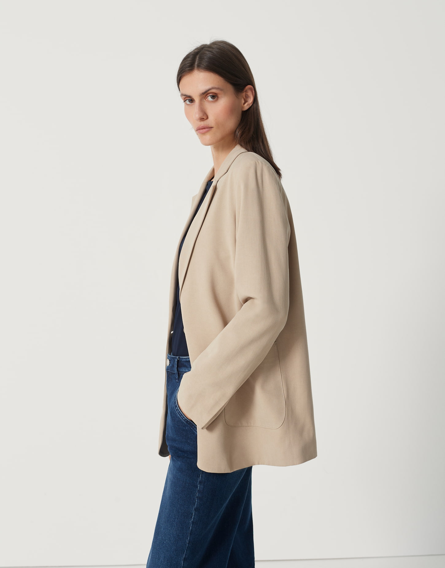 Blazer Nisar beige online bestellen | OPUS Online Shop