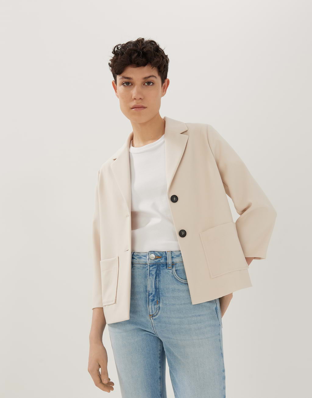 blazer Nosia beige by OPUS | shop your favourites online