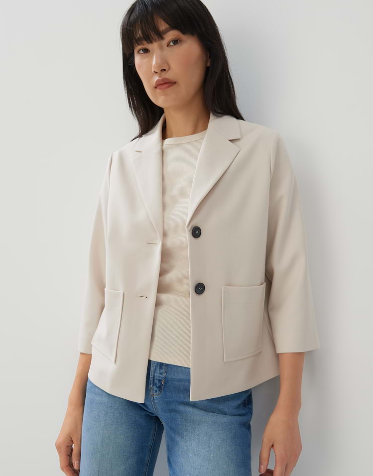 Kurzblazer Nosia beige online bestellen | someday Online Shop