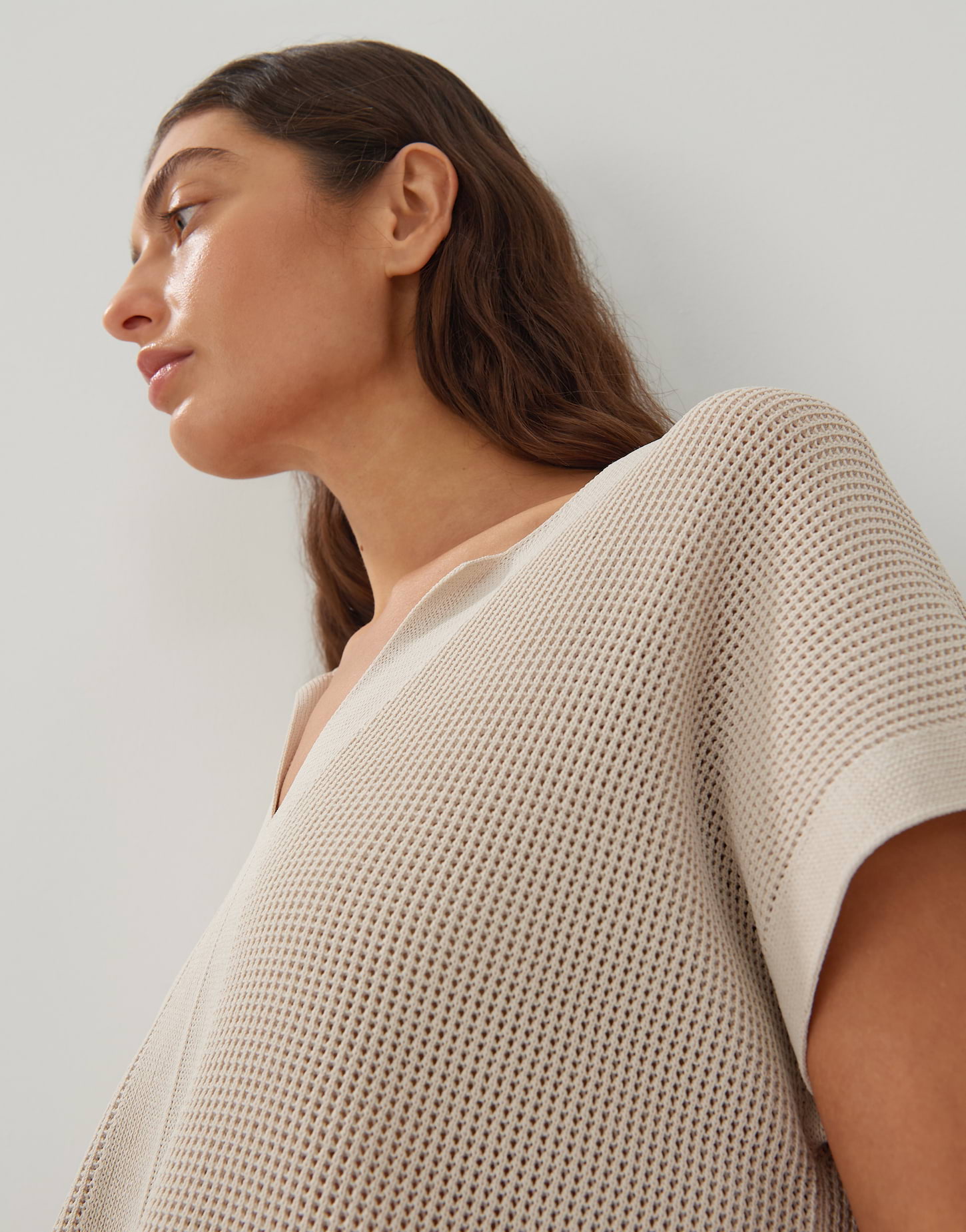 Strickshirt Toana detail beige online bestellen | someday Online Shop