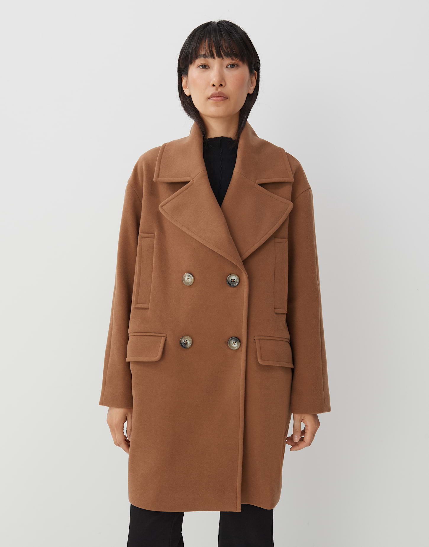 Mantel Voata braun online bestellen | someday Online Shop