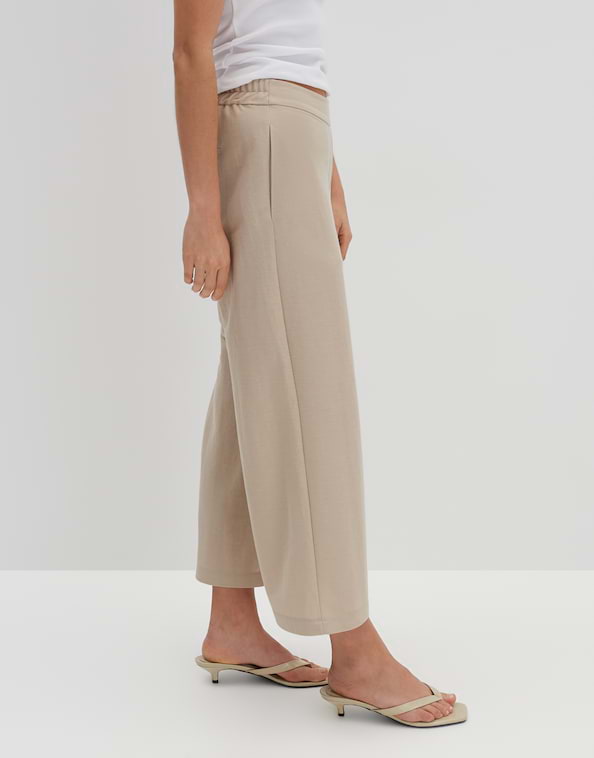 Culotte Cenya cropped wide beige online bestellen | someday Online Shop