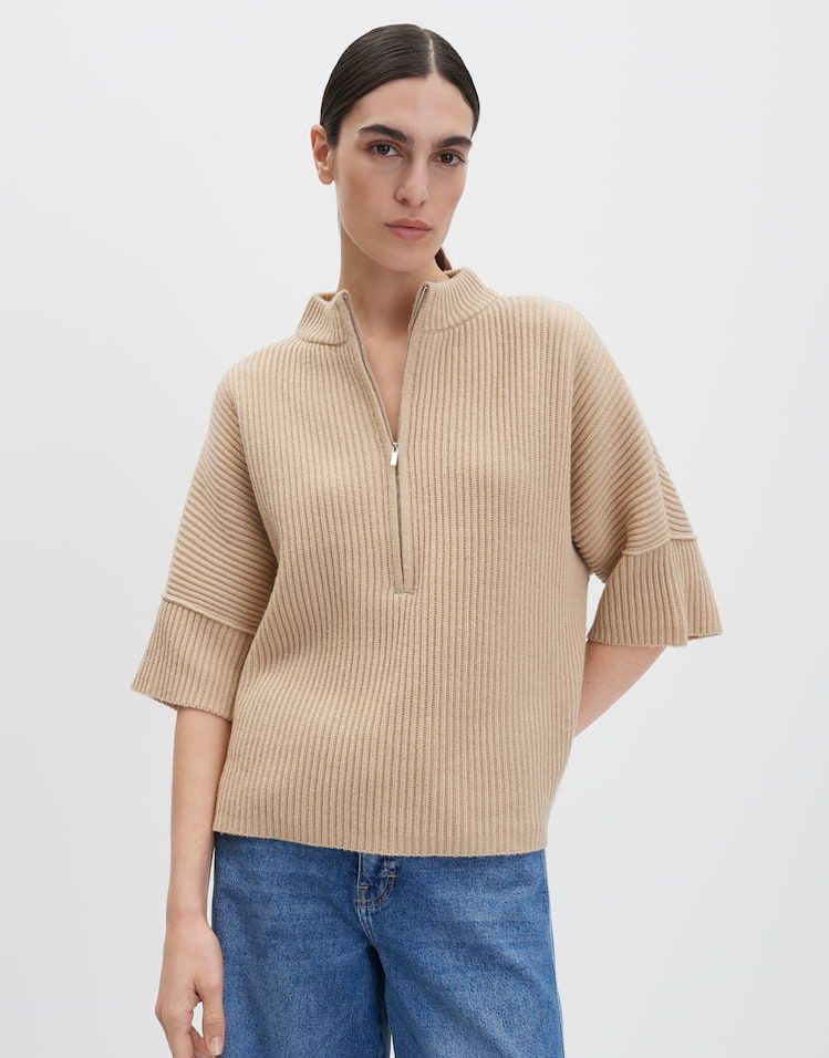 Pullover Talja detail beige online bestellen | someday Online Shop