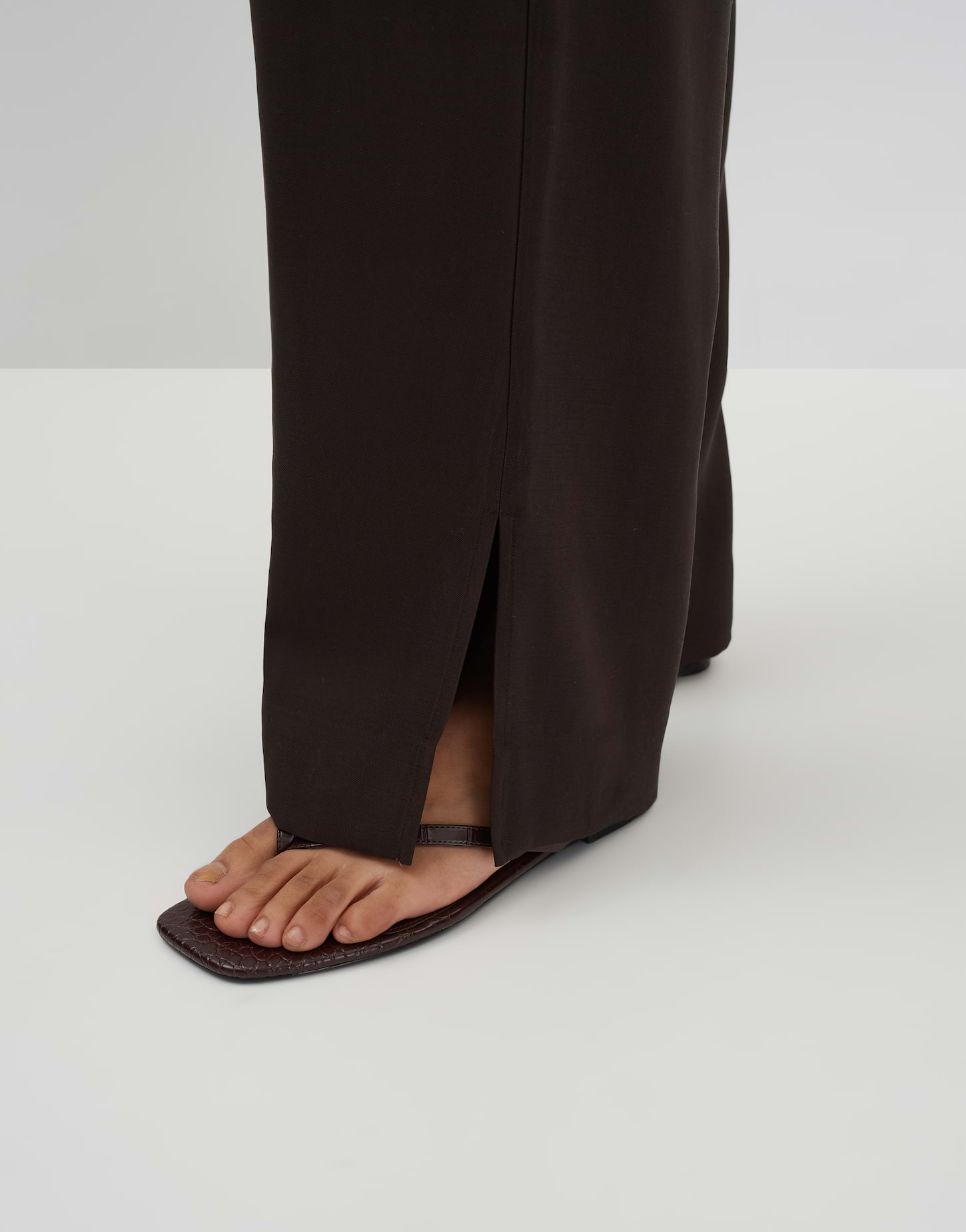 Wide Leg Pants Cevil lines braun online bestellen | someday Online Shop