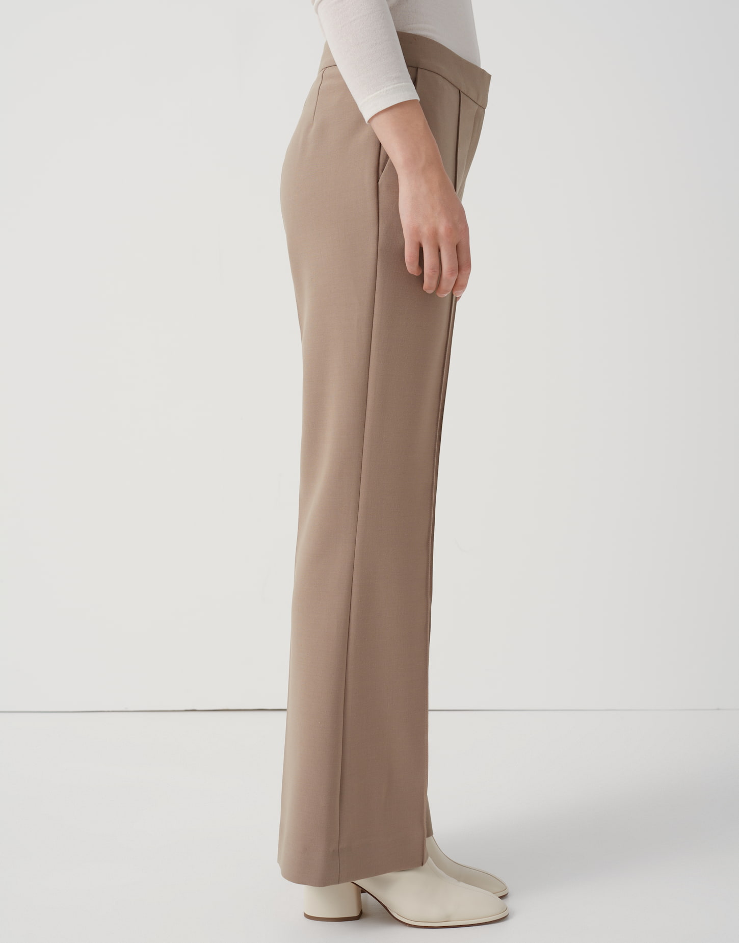 Stoffen broek Cavide bruin online bestellen | someday online shop