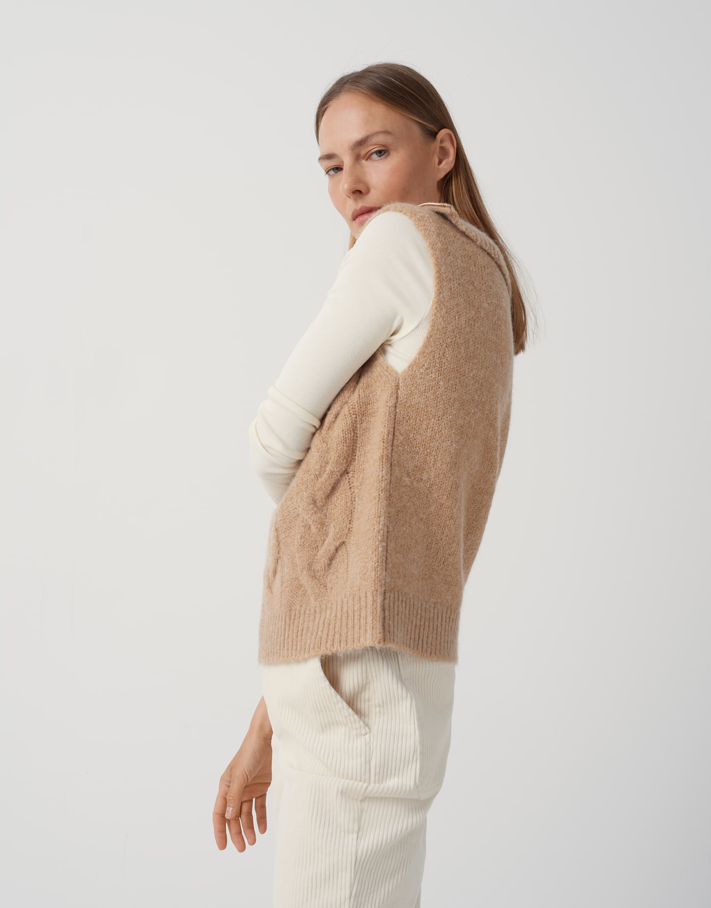Pullunder Toxana beige online bestellen | someday Online Shop