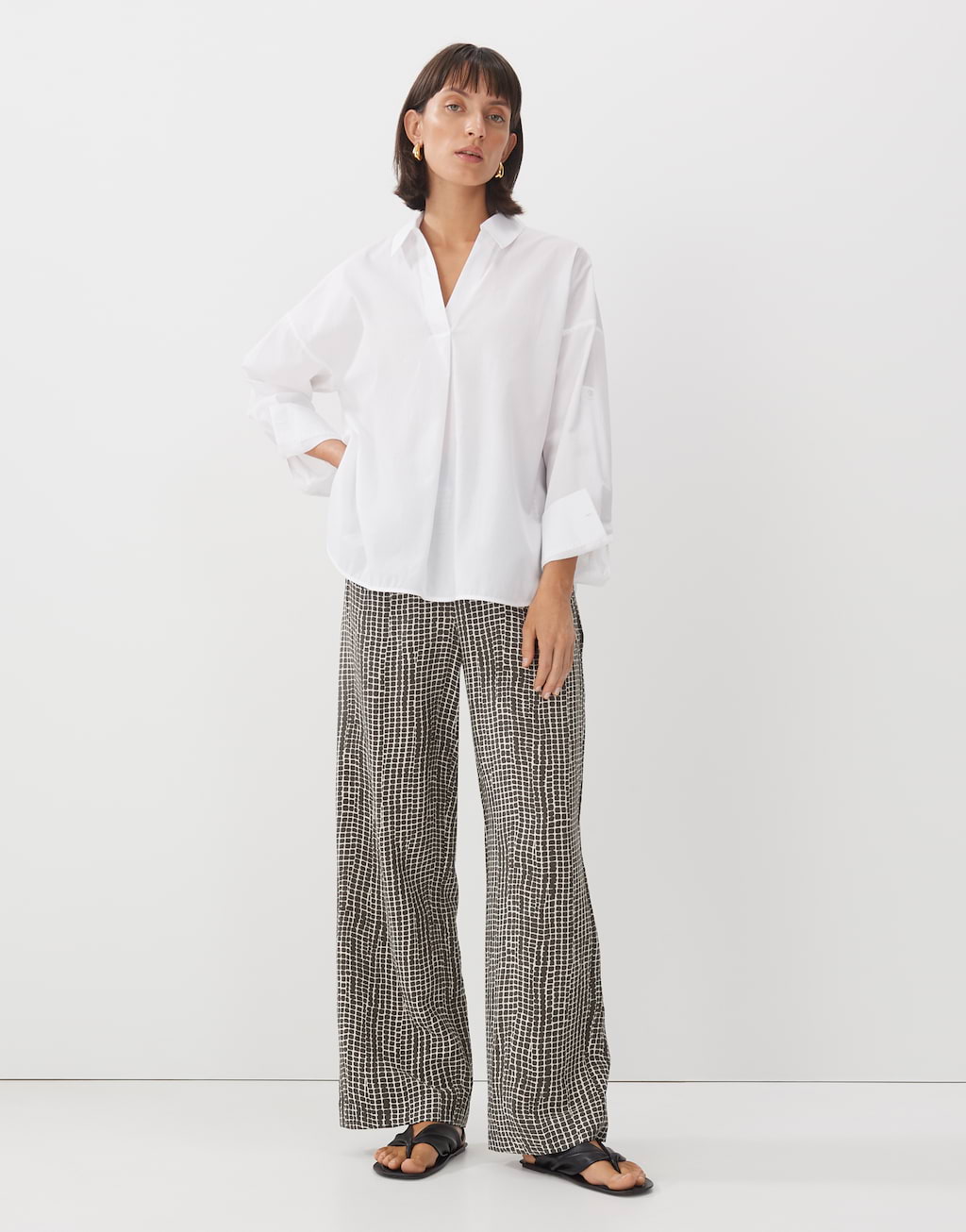 Wide Leg Pants Cevil resort grün online bestellen | someday Online Shop