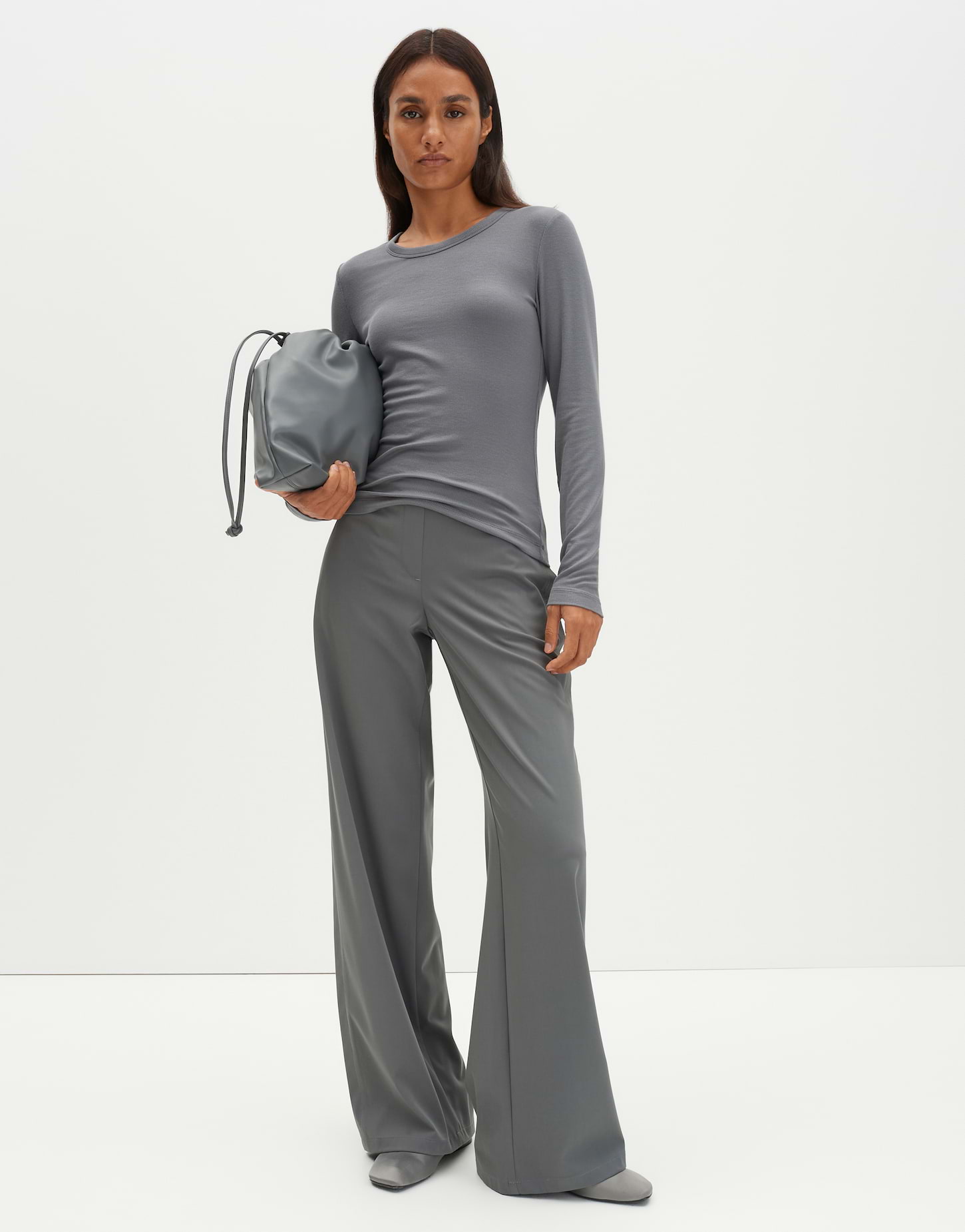 Langarmshirt Korell grau online bestellen | OPUS Online Shop