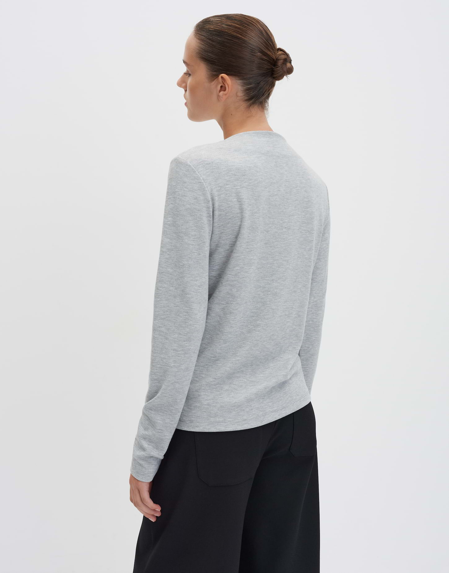 Langarmshirt Kelea grau online bestellen | someday Online Shop