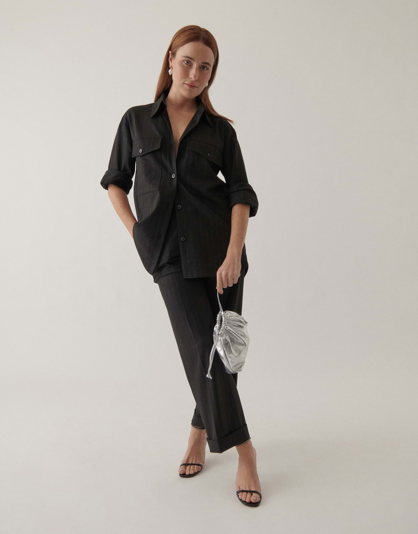 Langarmbluse Zerea schwarz online bestellen | someday Online Shop