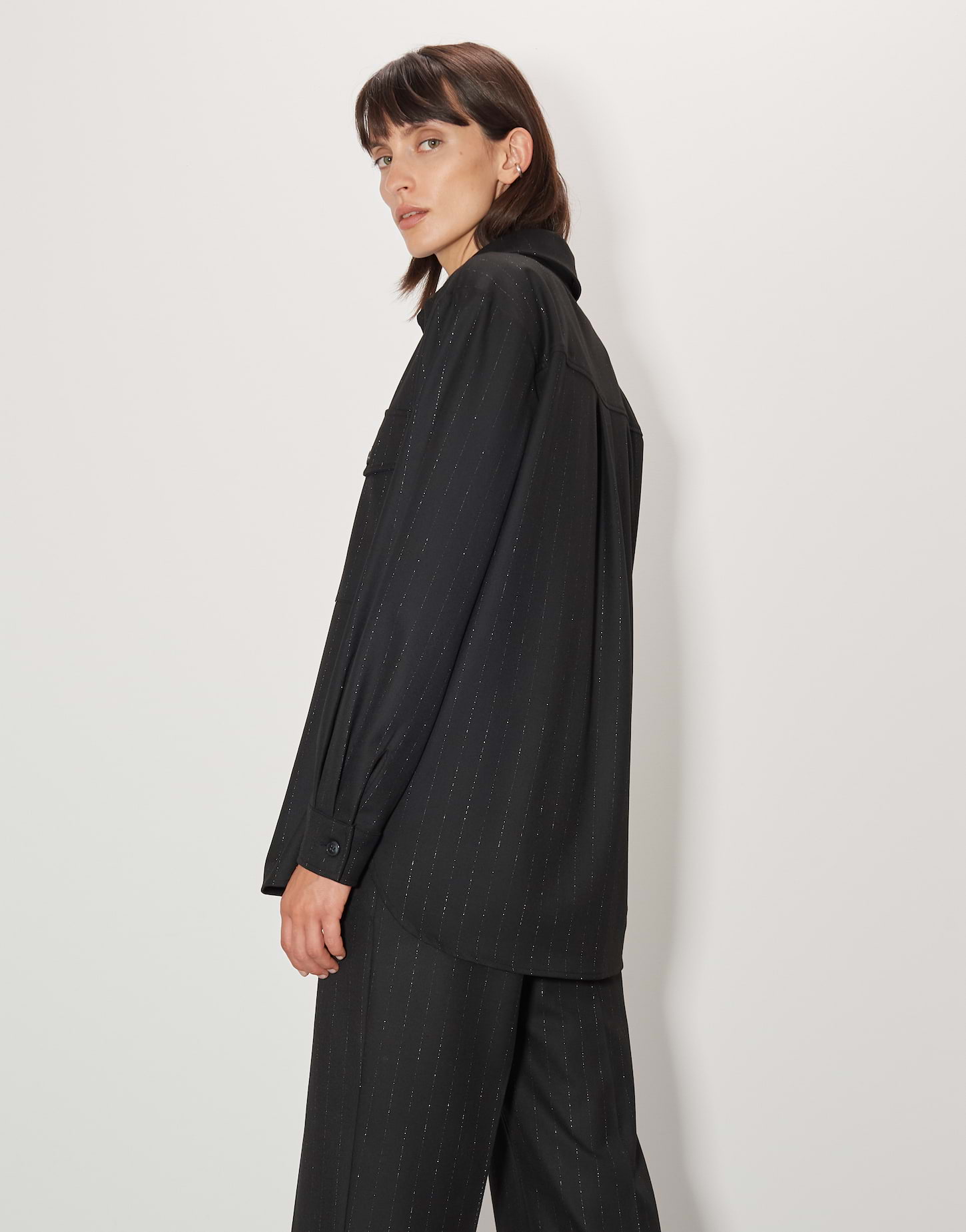 Langarmbluse Zerea schwarz online bestellen | someday Online Shop