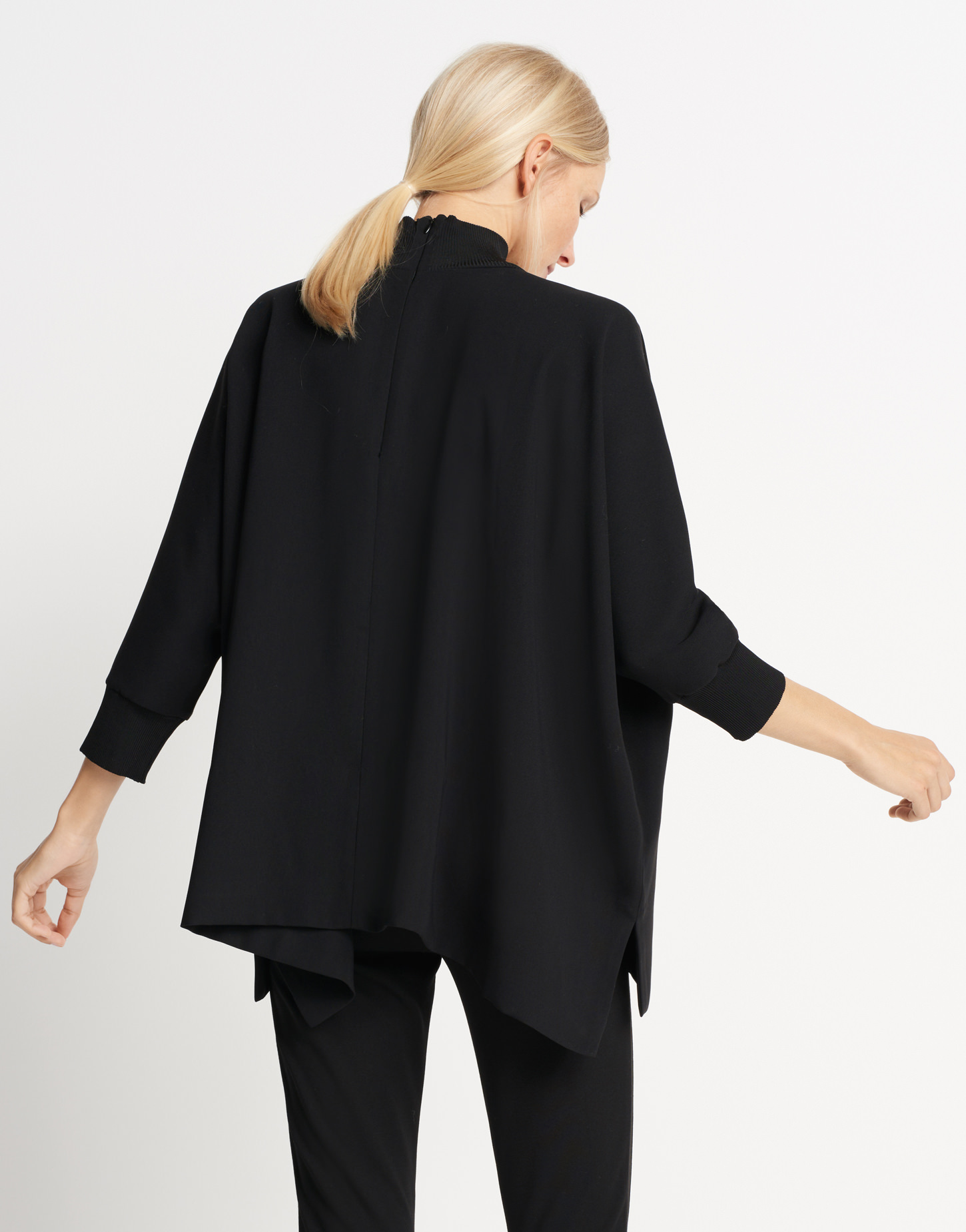 Oversized Black Blouse Uk